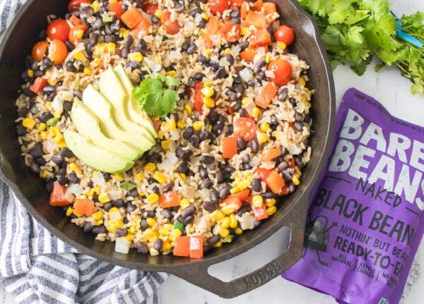 Southwestern Rice with Black Bare Beans | Bare Beans Company